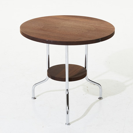 COFFEE TABLE, model "Sven", Källemo, labeled, dark stained hardwood ...