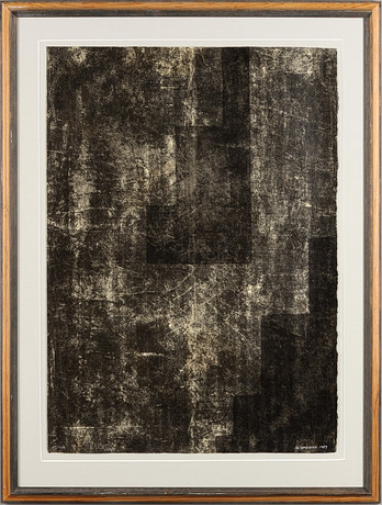 LG LUNDBERG (född 1938): "Ciel de pierre", ur SAGA 90, Grand Palais ...