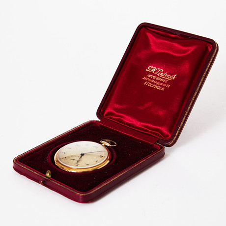 ALPINA, pocket watch, 14k gold, 1930s/40s. Clocks & Watches - Pocket ...