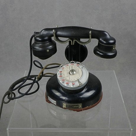 TELEFON, bakelit, Frankrike 1920-tal. Övrigt - Övrigt - Auctionet