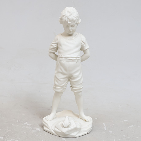 FIGURIN, parian, efter Per Hasselberg, Gustavsberg. Keramik & Porslin ...