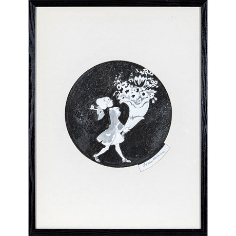 EINAR NERMAN (1888-1983), blandteknik, signerad. Konst - Måleri - Auctionet