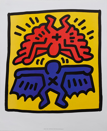 KEITH HARING. Untitled. Art - Engravings & Prints - Auctionet