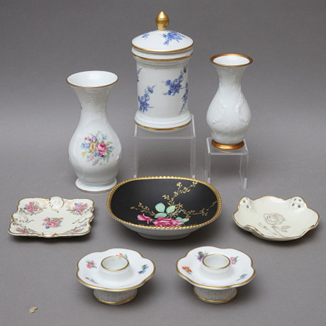PORCELAIN OBJECTS, 8 pcs, porcelain, Rosenthal, Germany. Ceramics ...