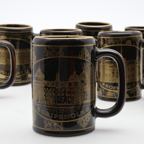 ÅRSKRUS, porslin, 8 stycken, Rörstrand. Keramik & Porslin - Europeiskt ...