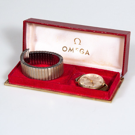 HERRARMBANDSUR. Omega Genéve cal 601 2, 14K, 1970-tal. Klockor & Ur ...