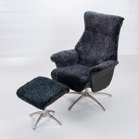 ARMCHAIR WITH FOOTSTALL. "Delta Adventure", Brunstad, Norway. 2000s ...