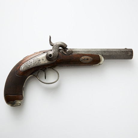 COMMUNICATION PISTOL, Belgian, Liege, 19th century. Weapons & Militaria ...