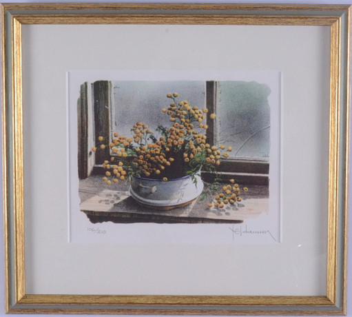 NILS ERIK JOHANSSON. Color lithography. Art - Engravings & Prints ...