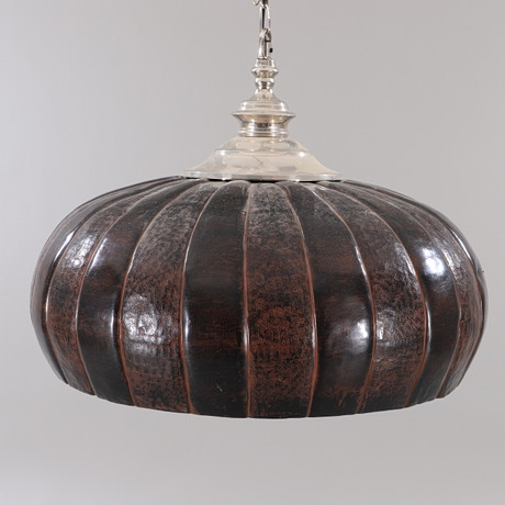 TAKLAMPA, brunlackerad metall, 2000-tal. Belysning & Lampor - Taklampor ...