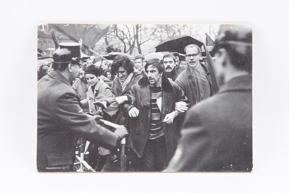 MICHAEL RUETZ. Photograph, 'Student uprising with Rudi Dutschke', 1969 ...