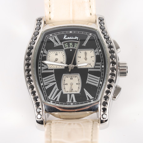 JOSEPH KUTCHINSKY. Wristwatch, "Shadow", chronograph, steel with ...