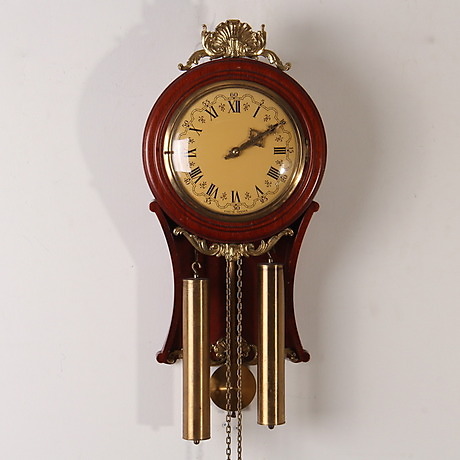 WALL CLOCK, rococo style, Exacta Sweden, mid-20th century. Clocks ...