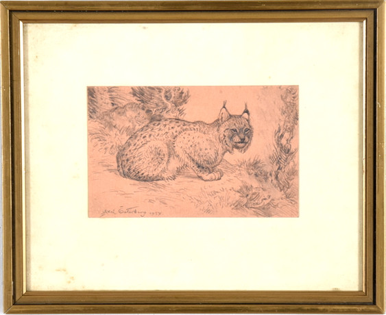 AXEL ÖSTERBERG. Pencil drawing. Art - Drawings - Auctionet