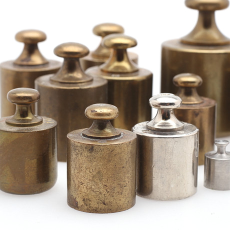 VIKTER, mässing/metall, 1900-tal. Övrigt - Övrigt - Auctionet