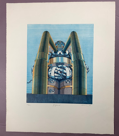 BETTINA VON ARNIM. GIANT 1971. Art - Engravings & Prints - Auctionet