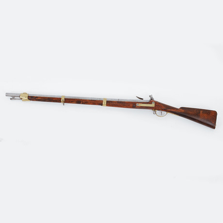 FLINT LOCK RIFLE, w/1791 for non-commissioned officer. Weapons ...