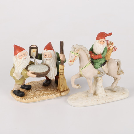 JENNY NYSTRÖM. Santas, 2 pieces, porcelain, Kalmar County Museum ...