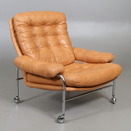 ARMCHAIR, leather, "Kimo", Ulfert's 1970s. Furniture - Armchairs ...