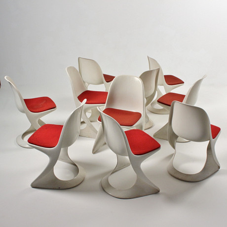 ALEXANDER BEGGE (1941 -2021). Stolsats, 10 st, modell ”2003/2004 ...