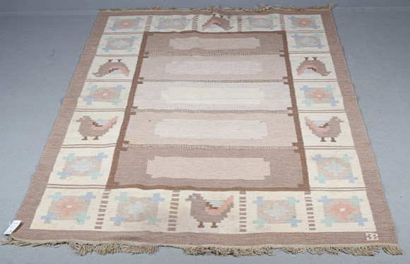 ELSA EKHOLM. MATTA, Rölakan, 170 x 245 cm, monogramsignerad EE. Mattor ...