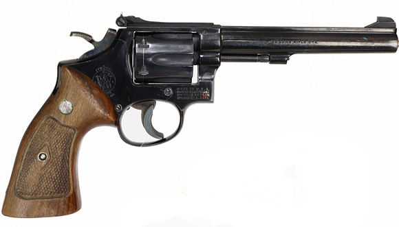 121. REVOLVER, American, Double Action, make Smith & Wesson, model 17-2 ...