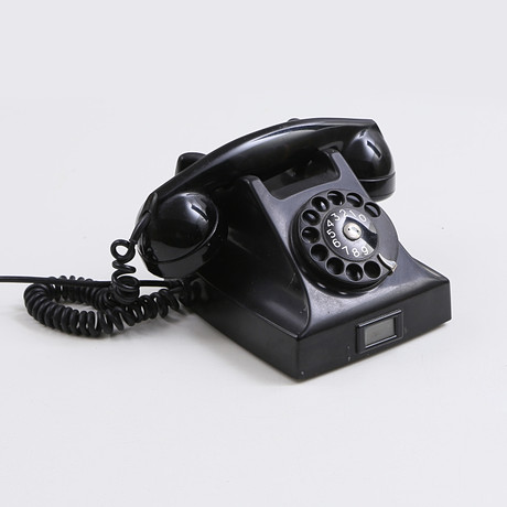 TELEFON, bakelit, 1900-tal. Övrigt - Teknika & Nautika - Auctionet