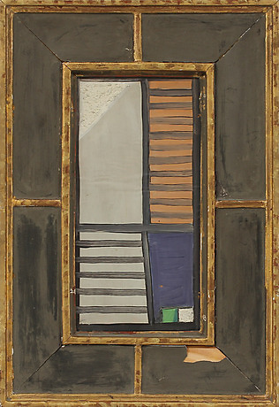 BENGT BLOMQUIST. "Stairs", mixed media. Art - Paintings - Auctionet
