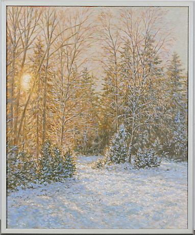 KENNETH EKLUND. Skogslandskap, signerad K Eklund och daterad -98. Konst ...