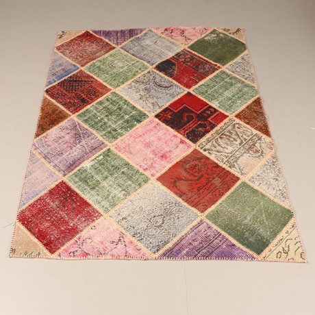 MATTA, patchwork, cirka 230 x 165 cm. Mattor & Textil - Mattor - Auctionet