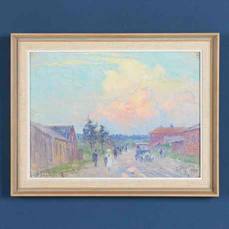ERIK TRYGGELIN (1878-1962): Solnavägen, signed and dated E Tryggelin 9/ ...