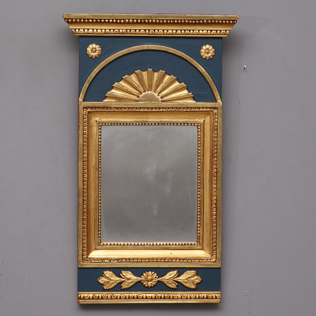 SPEGEL, empire-stil, signerad GNP. Speglar - Auctionet