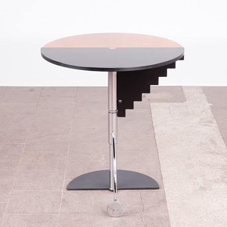 Side table / bistro table, wood, metal, 1980s/90s, Germany. Furniture ...