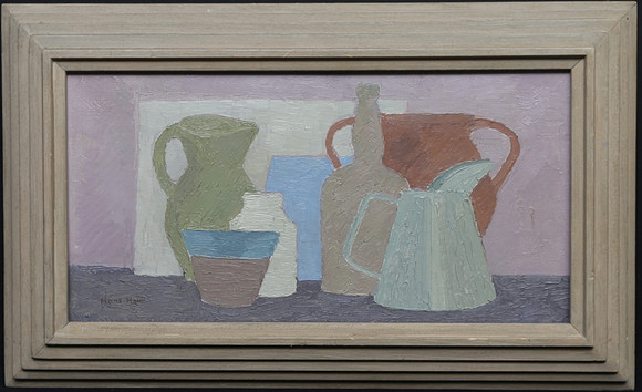 HANS HOLM. Still life. Oil on canvas, signed. Art - Paintings - Auctionet
