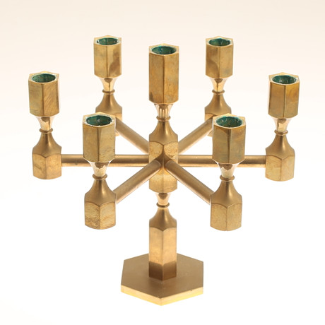 KANDELABER, mässing, Gusum. Belysning & Lampor - Ljusstakar - Auctionet