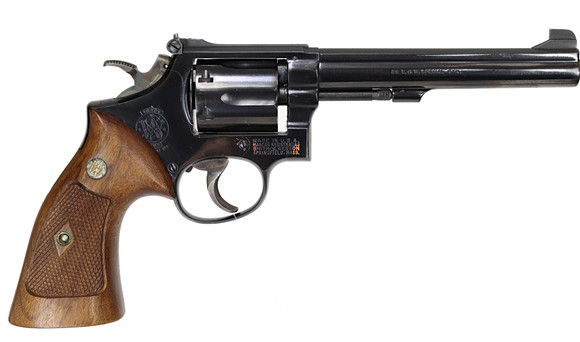 REVOLVER, americano, acción simple, fabricado por Smith & Wesson ...