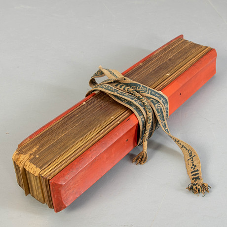 Buddhist Bible with Burmese inscriptions. early 20th century. Asiatica ...