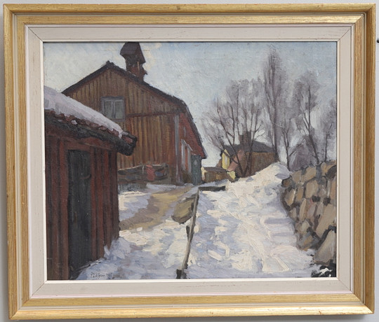 ROBERT LÖFGREN. Oil on canvas, signed R. Löfgren. Art - Paintings ...
