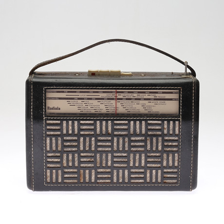 TRANSISTOR RADIO, Radiola Type 7402, around the middle of the 20th ...