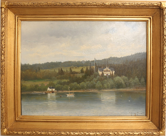 JOHNNY MILLAR. Olja på duk, signerad. Konst - Måleri - Auctionet