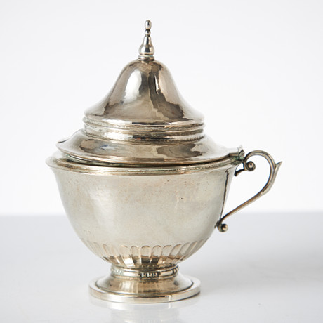 SENAPSBURK, sterlingsilver, Johan Rohde Georg Jensen 1915-1930, med ...