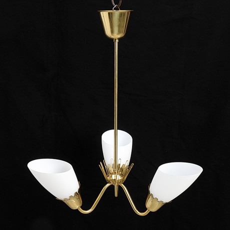 TAKARMATUR, 1950-tal, glaskupor och mässing. Belysning & Lampor ...