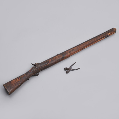 SÄLBÖSSA, early 19th century, hammer lock marked Tower and GR under ...