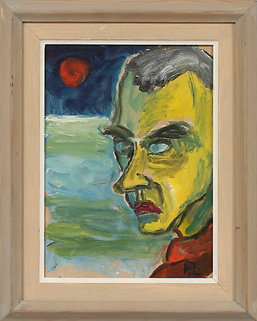 FRANS LARSSON. Oil on Board, monogram signed. Art - Paintings - Auctionet