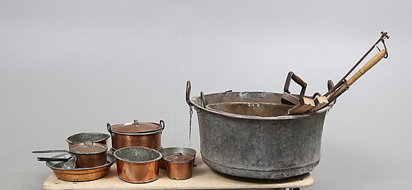 A Collection CUPS etc., about 15 parts, 1800s / 1900s. Silver & Metals ...