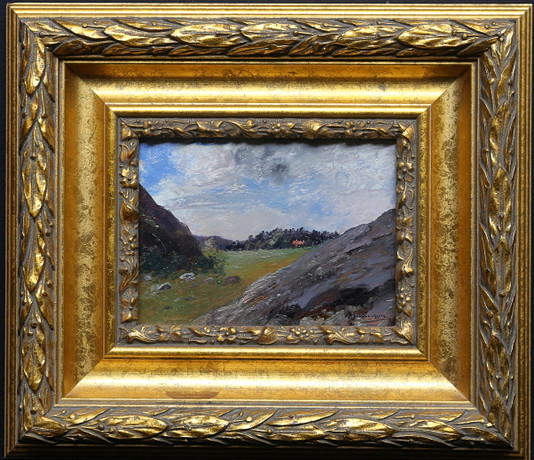 KARL KONRAD SIMONSSON. Oil on Board, signed. Art - Paintings - Auctionet