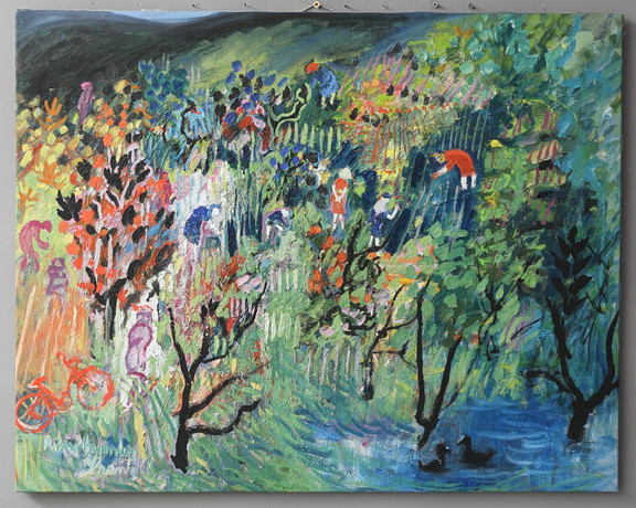 RICKARD KRANTZ. oil on canvas, signed. Art - Paintings - Auctionet