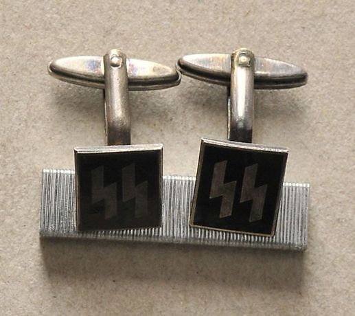 UNIFORM, SS cuff buttons. Coins, Medals & Stamps - Auctionet