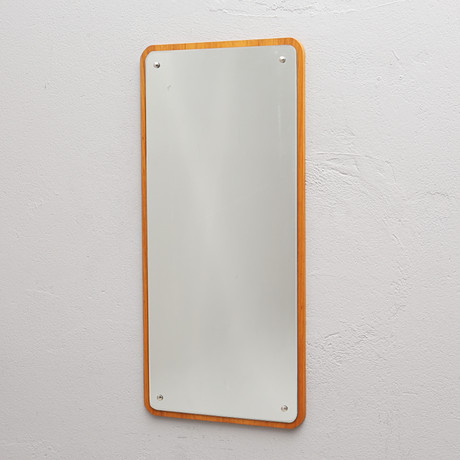 MIRROR with ground glass, 1940s/50s. Mirrors - Auctionet