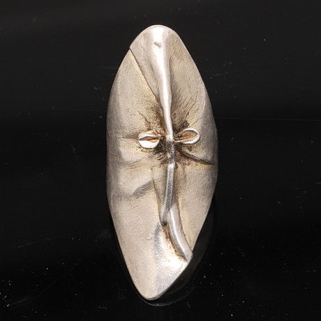 Björn Weckström, Lapponia, ring, model 'Gonda Mask', 925 silver ...